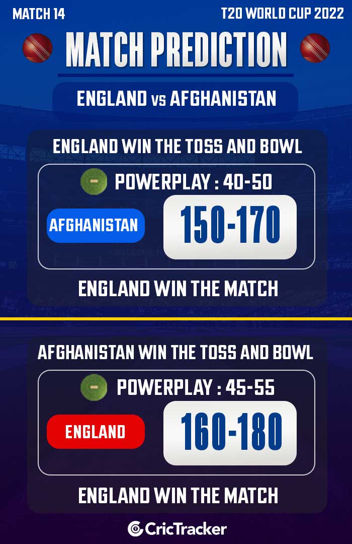 Today Match Team T20 World Cup 2022 ENG Vs AFG Match Prediction Who
