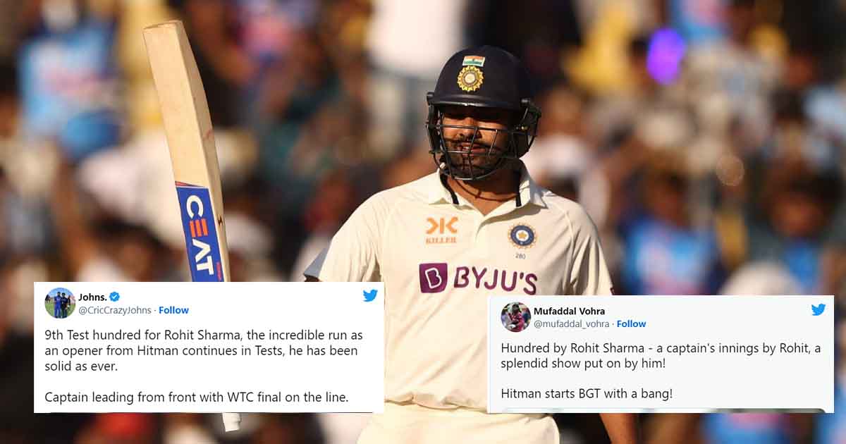 'Captain leading from front' - Twitter erupts in joy after Rohit Sharma's record setting ton