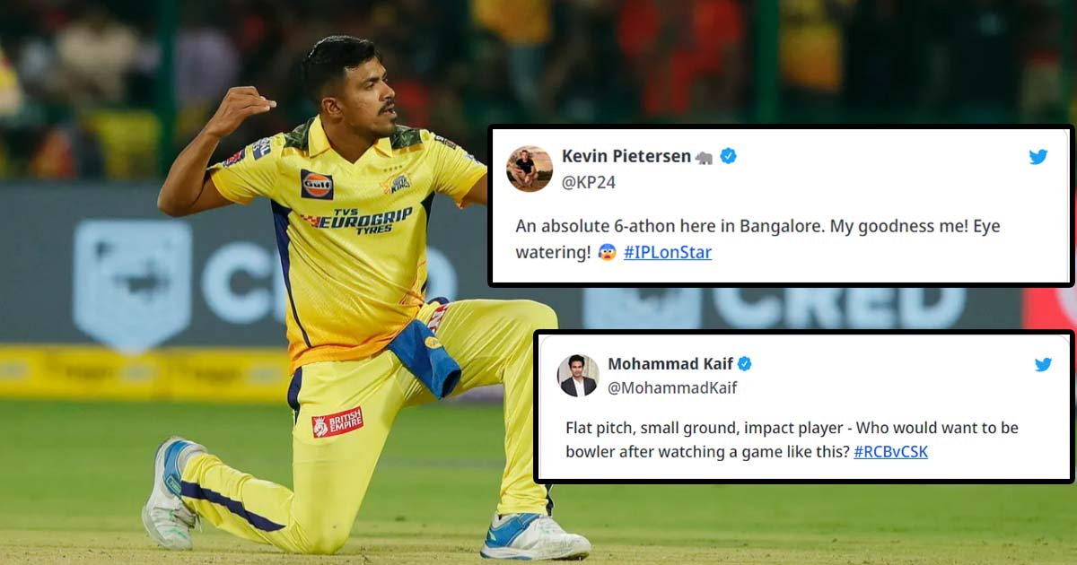 Twitter Reactions: Faf-Maxwell century stand in vain as CSK trump RCB ...