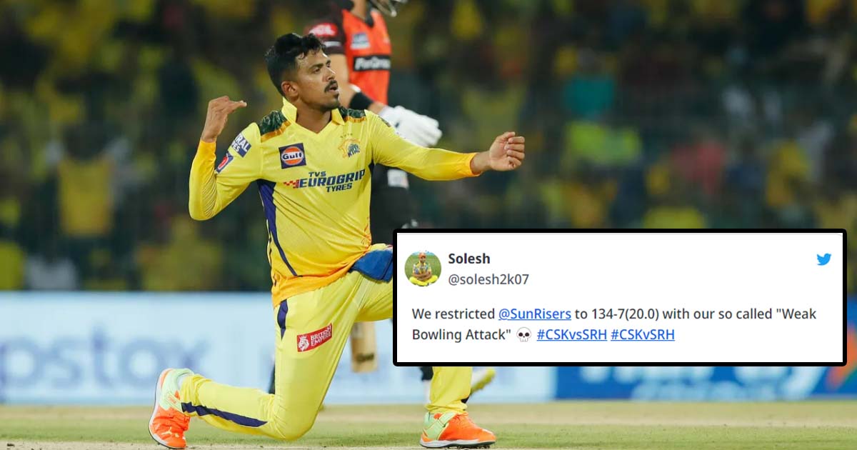 ‘Terrific bowling!’ – Netizens impressed with CSK as bowlers help ...