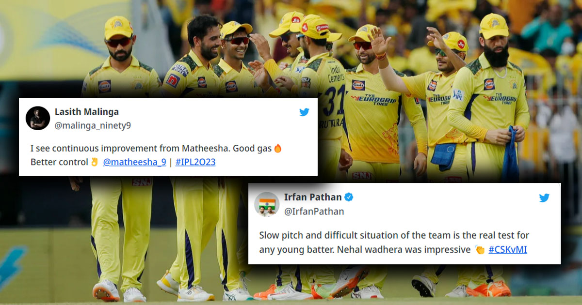 Twitter Reactions: Matheesha Pathirana, bowlers shine in CSK's ...