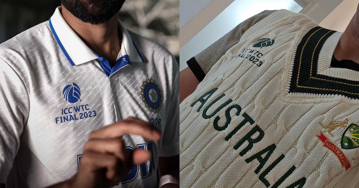 WTC final: India and Australia unveil customised kits for Test cricket ...