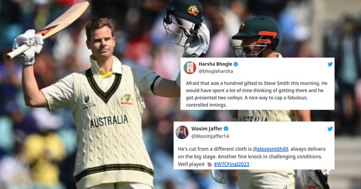 'Cut from a different cloth' - Twitter applauds Steve Smith after ...