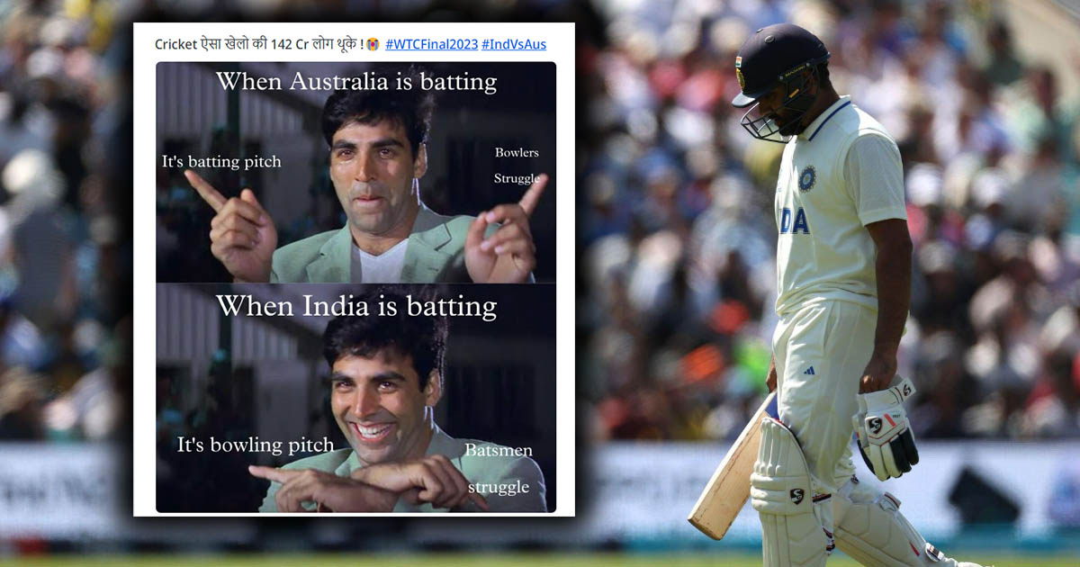 WTC Final 2023: Funniest Memes from IND vs AUS, Final Match