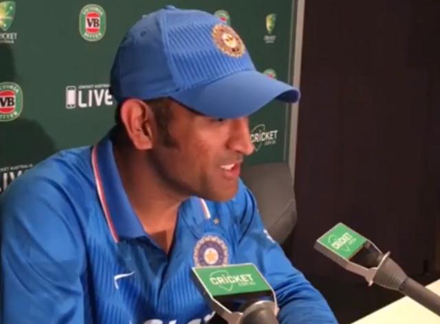 Watch: MS Dhoni answers question on his position as skipper after third ...