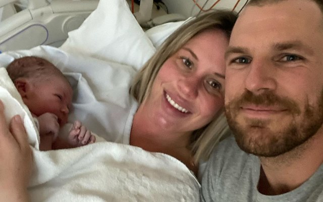 Aaron Finch announces arrival of a baby girl with wife Amy Finch
