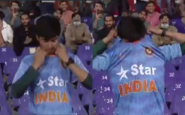 PSL 2022: A fan in crowd wears seven different nations jerseys 'all at ...